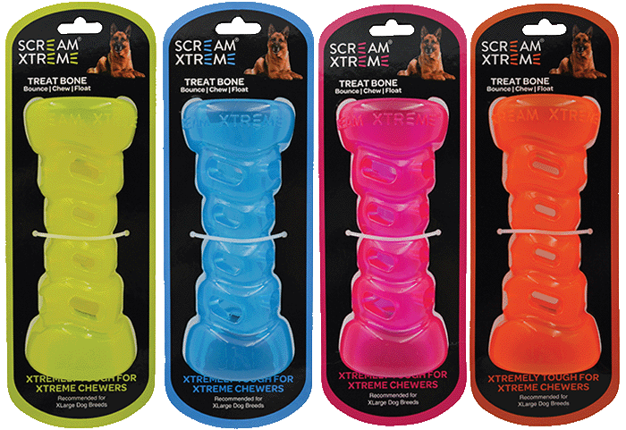 Scream Xtreme Treat Bone Food and Puzzle Dog Toy – Wildhunde